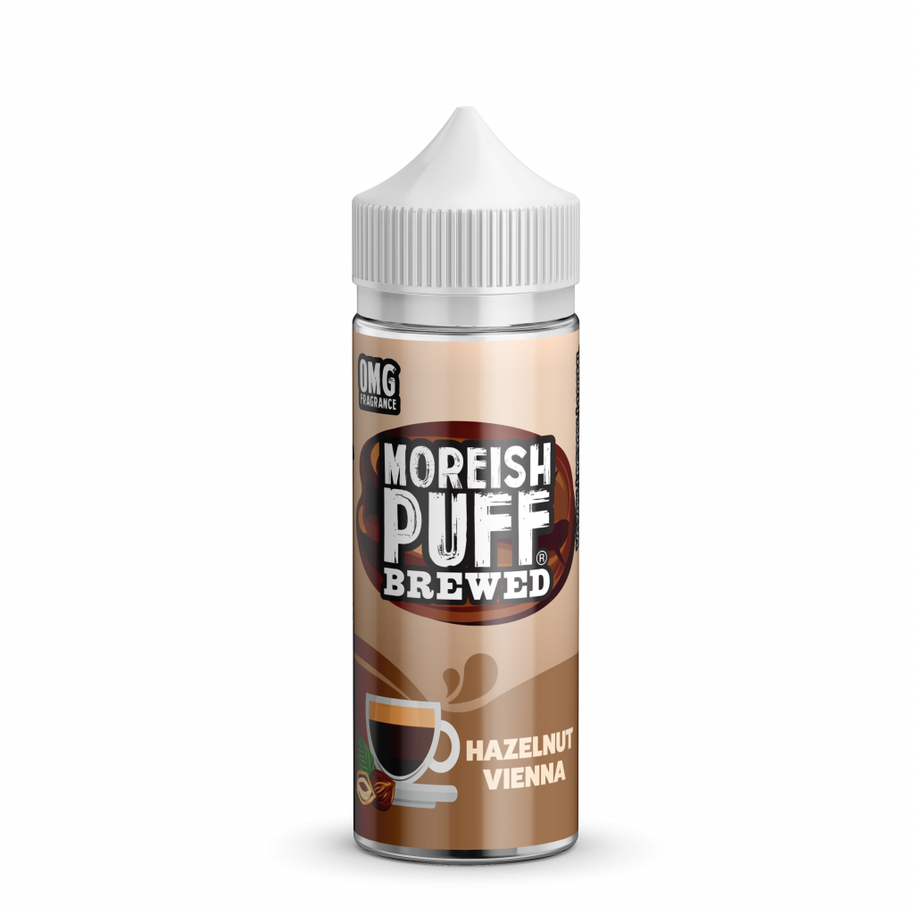 Moreish Puff Brewed - Hazelnut Vienna Coffee (100 ml, Shortfill ...