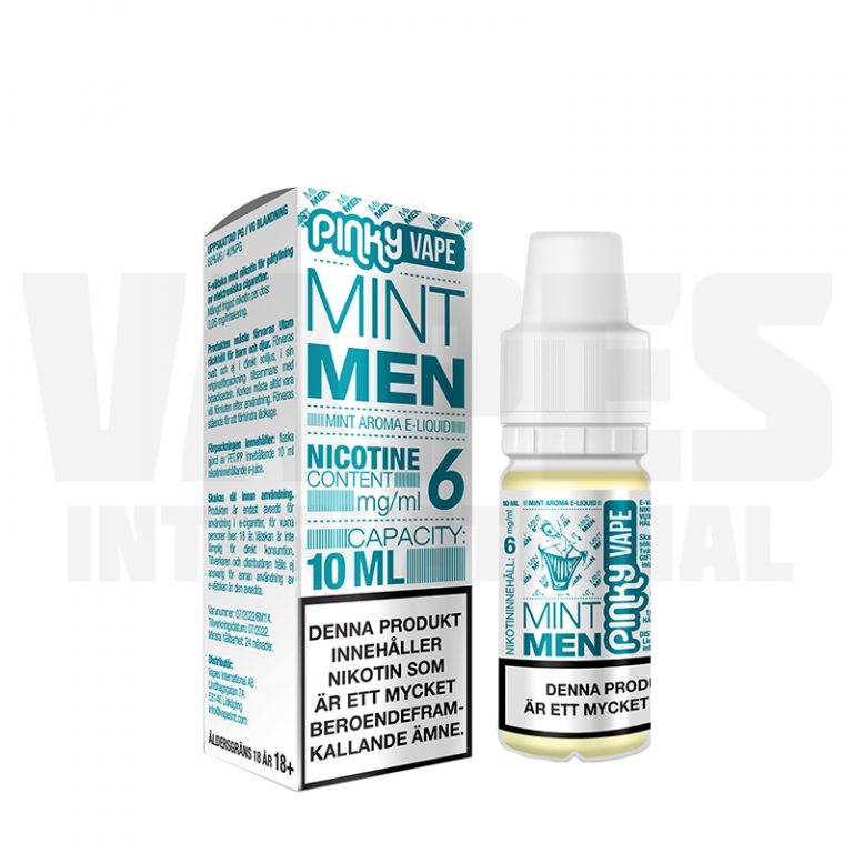 Pinky Vape - Mint Men (10 ml, Sweet Mint) | Vapes International