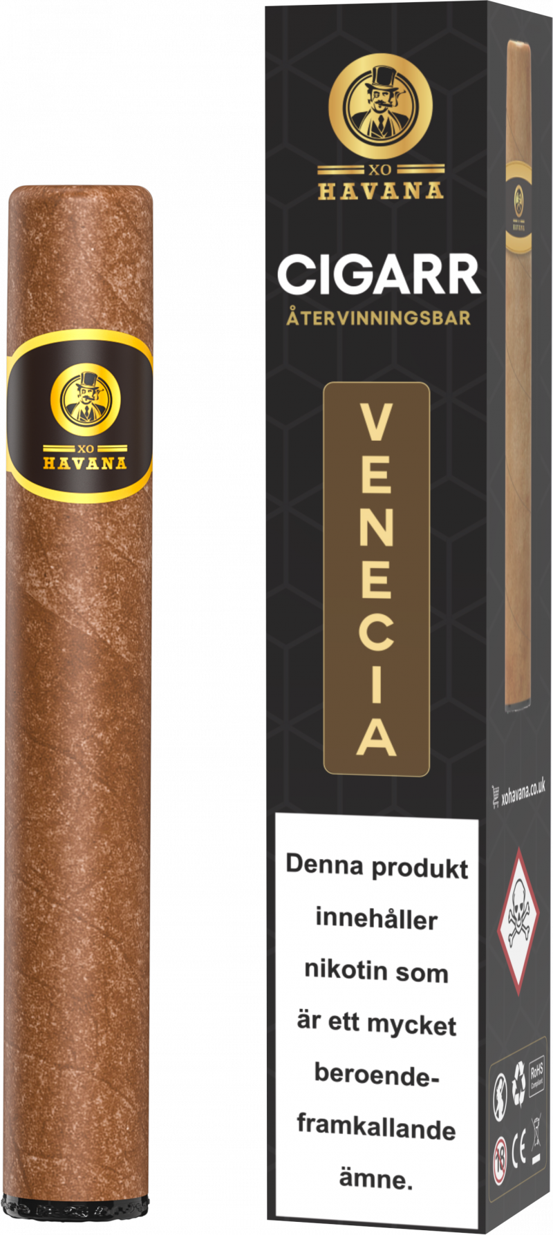 XO Havana - Venecia (20 mg, Engångs vape) | Vapes International