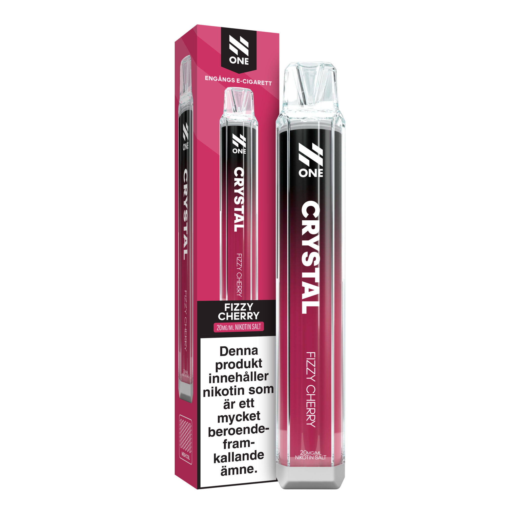 N-One Crystal Mesh - Fizzy Cherry (20 mg, Engångs vape) | Vapes ...